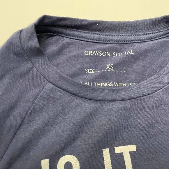 Grayson Social | Shirts & Tops | Nwt Grayson Social Christmas Emoji ...